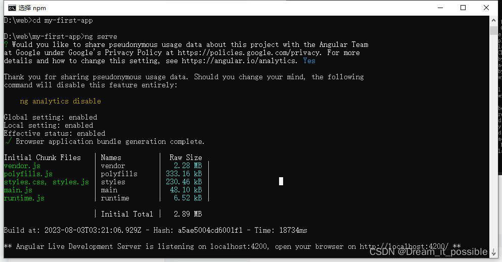 Angular(一) Creating my first web page using Angular-CSDN博客
