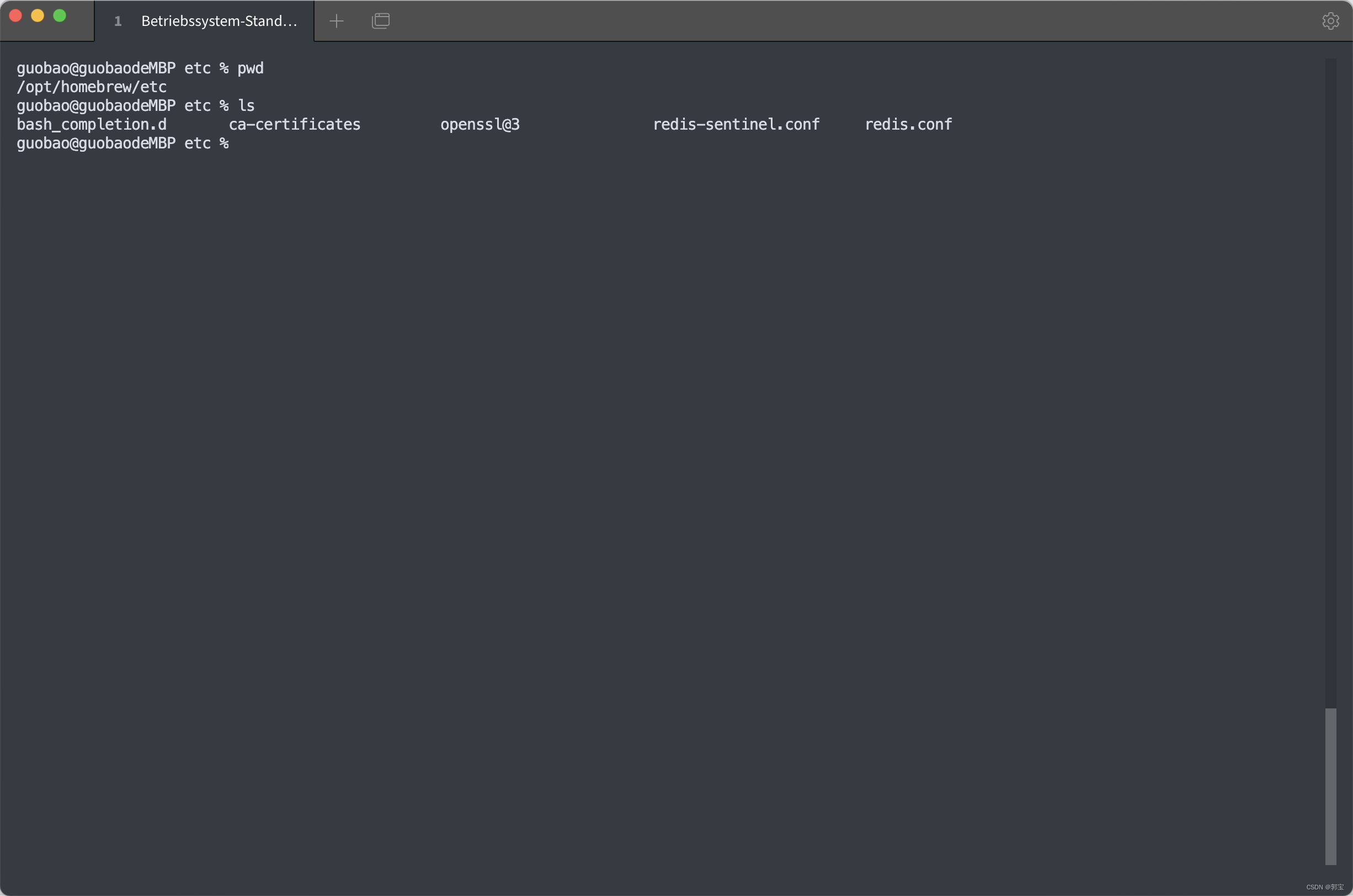 mac 系统通过brew 安装 redis 6.2版本_brew 安装redis 6.2-CSDN博客