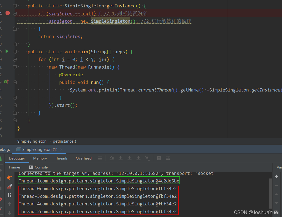 单例模式有这么多种写法（JAVA单例模式浅析）_public object readresolve()-CSDN博客