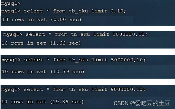 MySQL高级 SQL优化【limit&count&update优化】_mysql的update语句如何优化-CSDN博客
