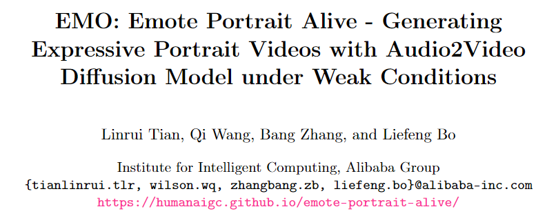 效果炸裂、刷爆各大视频网站的EMO到底是怎么做到的？_emo网站-CSDN博客