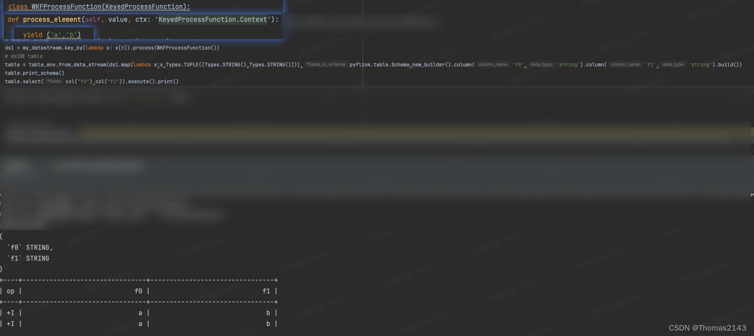 Pyflink Processfunction 返回类型问题flink Process返回新的类型 Csdn博客