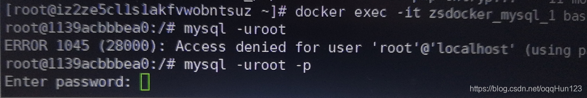 【docker】登录docker容器里的mysql服务_docker 登录mysql-CSDN博客