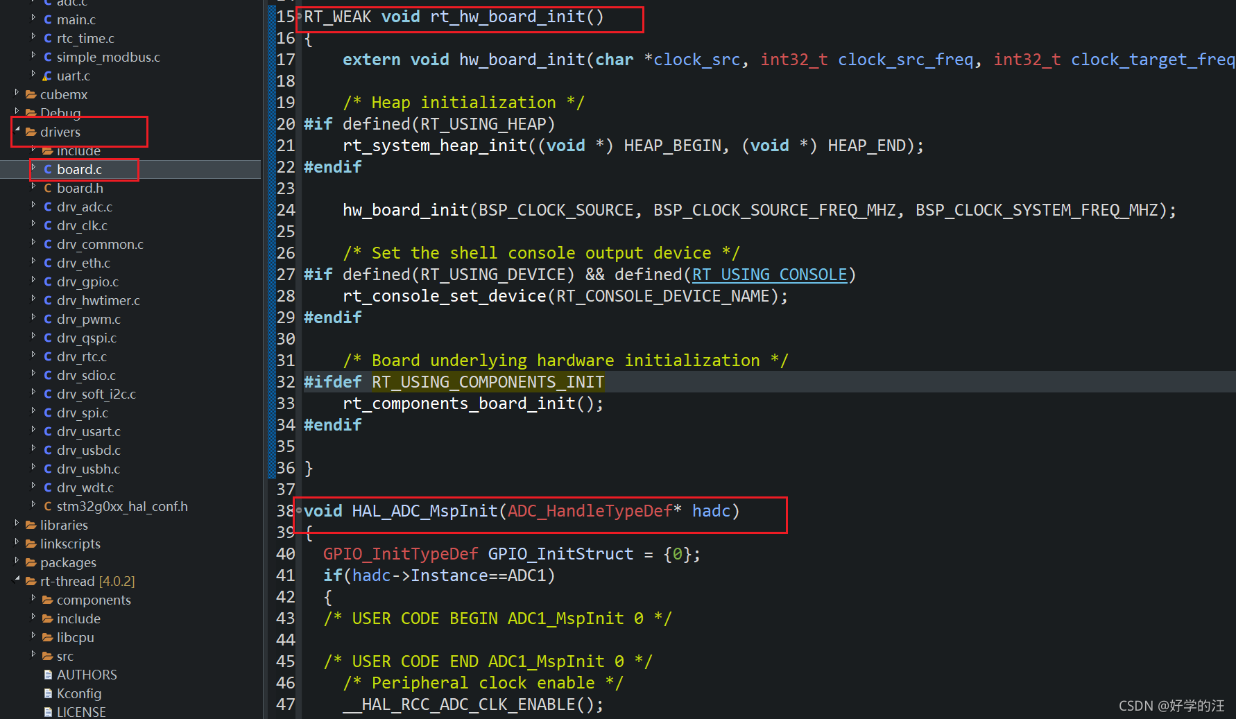 STM32在RT-thread Studio 中 ADC 的配置_rtthread studio adc-CSDN博客