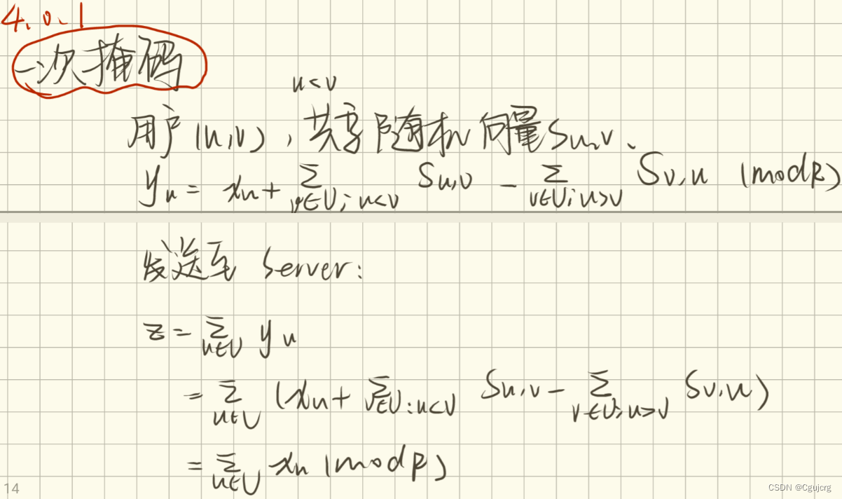 17年发表在CCS Practical Secure Aggregation for Privacy-Preserving Machine Learning-CSDN博客