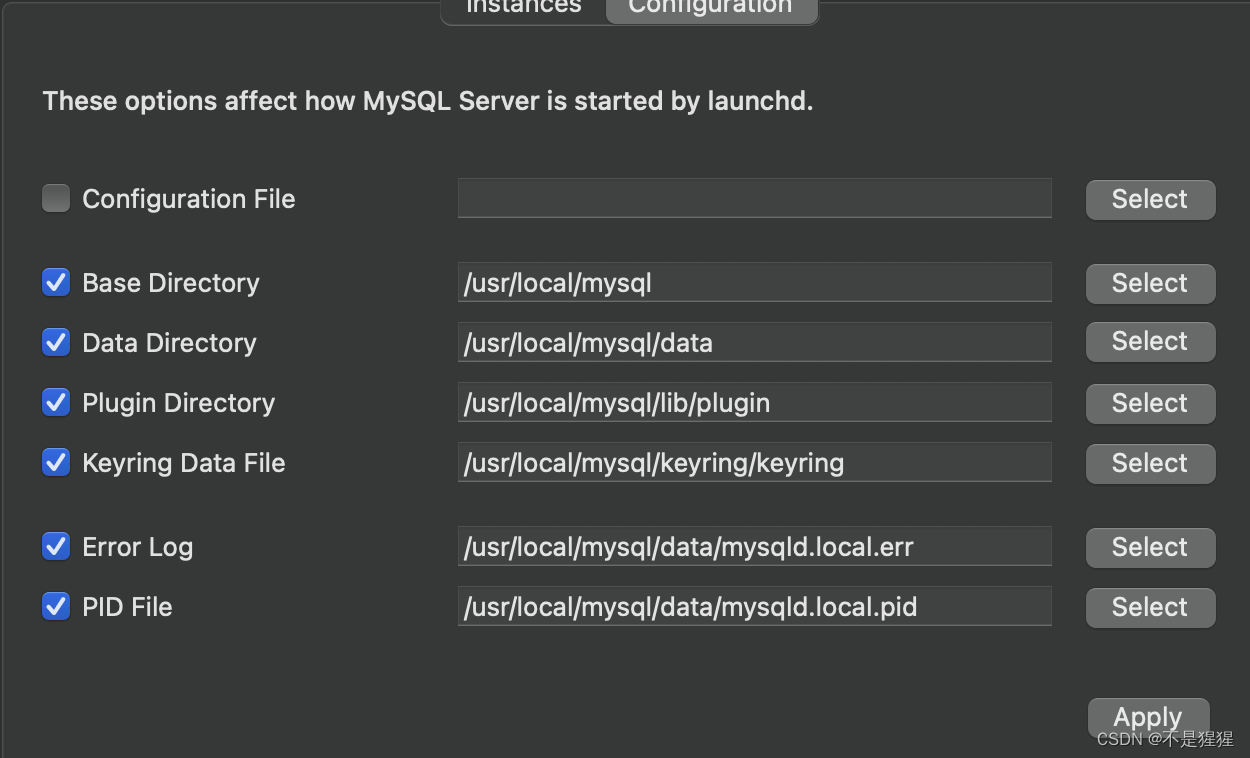 Mac 启动mysql出错——点击start mysql sever变绿后马上变红_mysql_weixin_51325804-魔乐社区