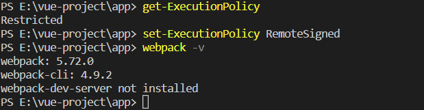vsode中查看webpack -v 报错_vscode 如何查看webpack版本-CSDN博客