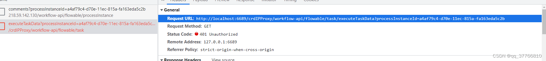接口 401 提示 unauthorized_qb unauthorized-CSDN博客