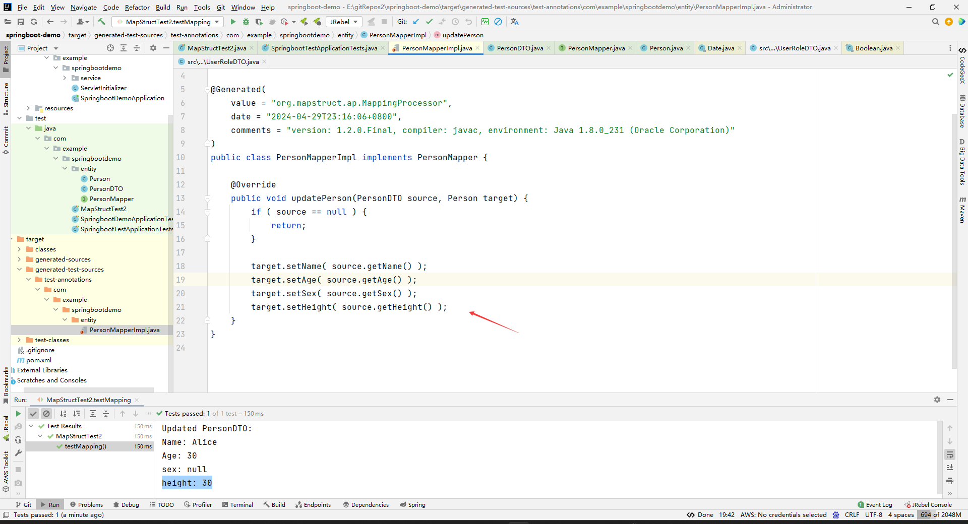 java中的对象拷贝(包括BeanUtils和Mapstruct)_java 对象拷贝方法beanutils-CSDN博客