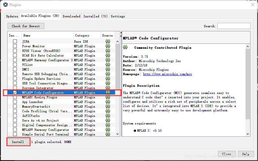 mplab x ide安装mcc（MPLAB代码配置器）_mc3lib-CSDN博客