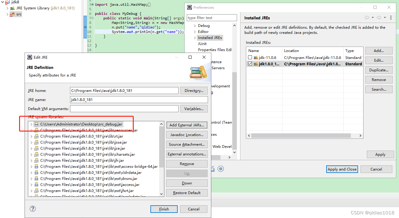 Eclipse 如何 debug jdk 源码_eclupse无法debug jdk-CSDN博客
