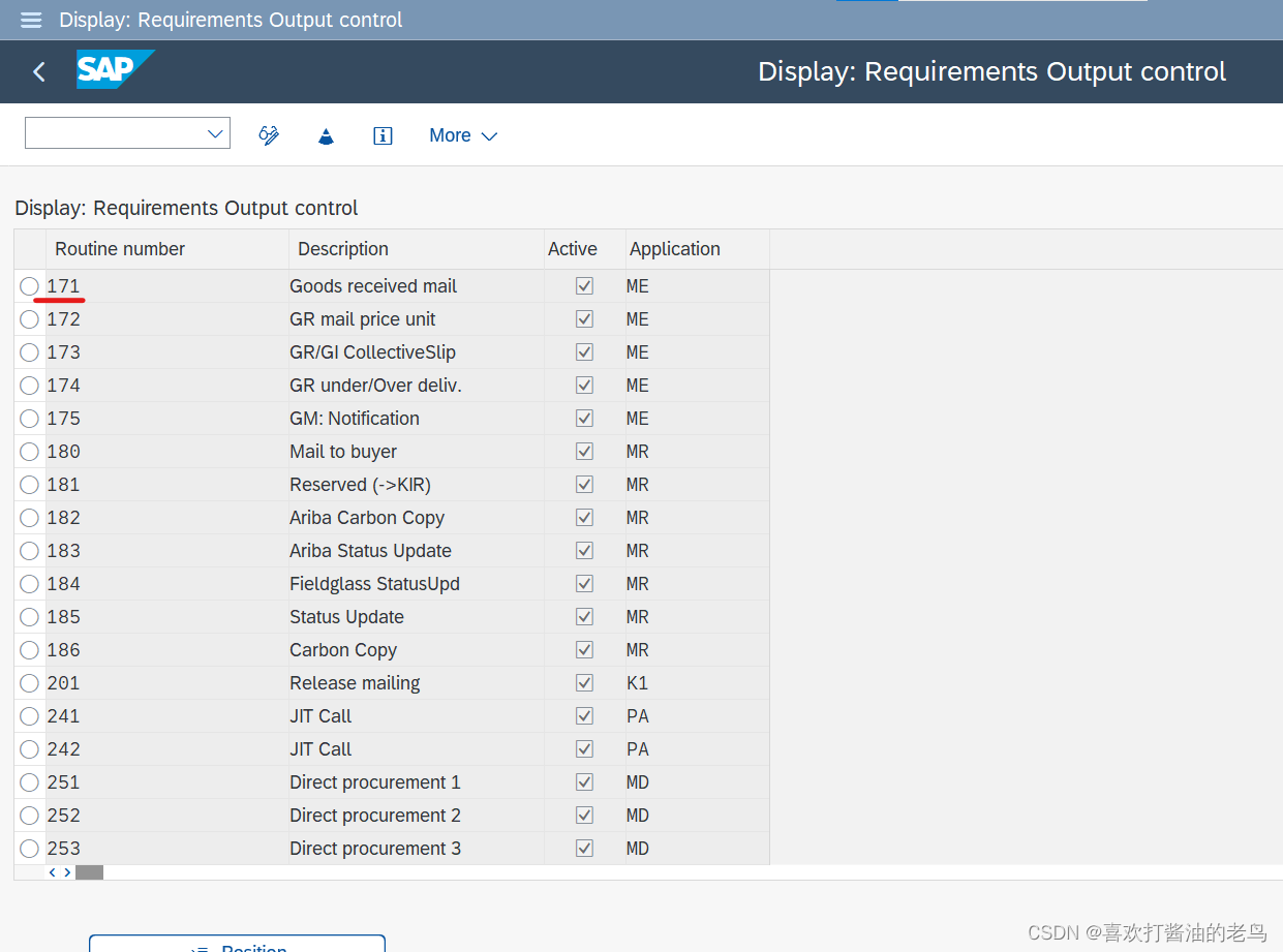 SAP MM Output Procedure中条件类型里的Requirement是在哪里定义的？_sap系统requirement no is blank,pls input-CSDN博客