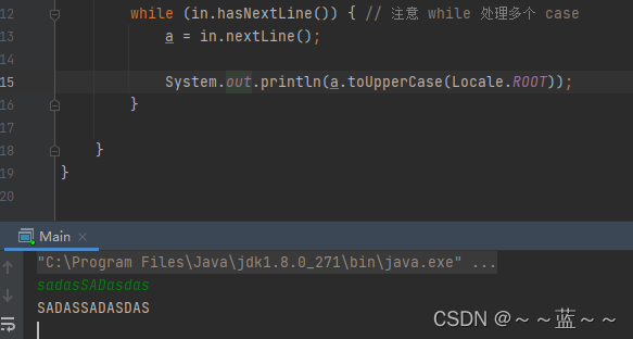 java中toLowerCase（）与toUpperCase（）方法浅谈_touppercase(locale.root)-CSDN博客