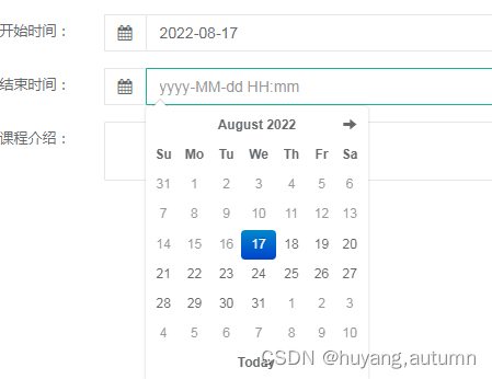 bootstrap-datetimepicker时间控件的使用-开始结束时间选择_thymeleaf 时间选择控件-CSDN博客