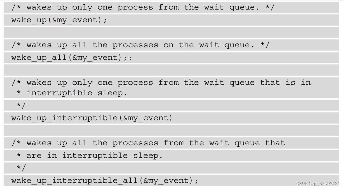 Linux设备驱动--等待队列（一）_mastering linux device driver development-CSDN博客