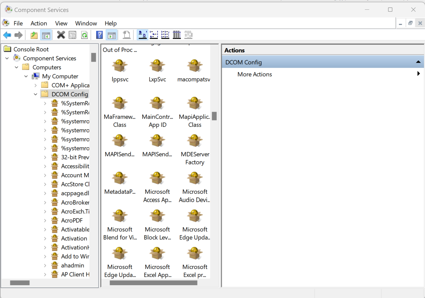 DCOM config 里面关于outlook节点权限配置错误导致节点被隐藏掉的恢复办法_outlook dcom-CSDN博客