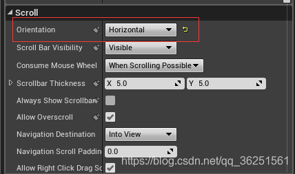 [UE4]关于用户界面中ScrollBox的滑动条出现的小说明_scrollbox自动滑动-CSDN博客