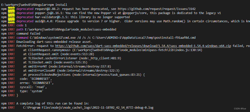 npm start err解决方法_npm start 出现错误 downloading-CSDN博客