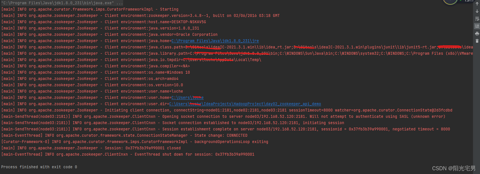 Zookeeper的Java API 操作-CSDN博客
