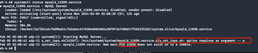 MySQL 通过 systemd 启动时 hang 住了……_sudo systemctl start mysqld-CSDN博客