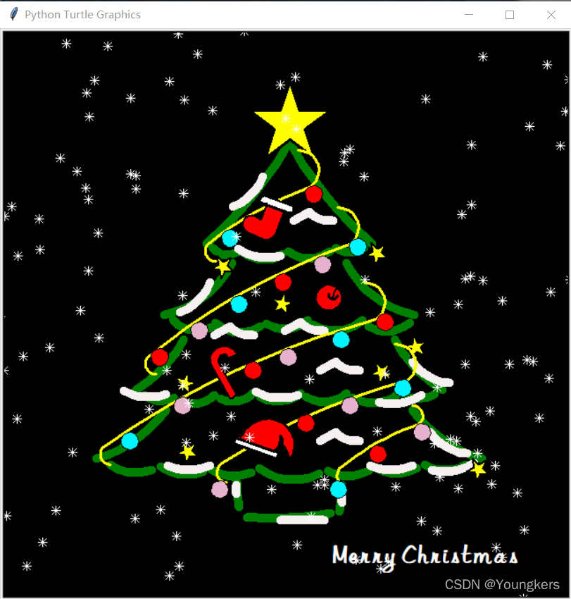 Python绘制圣诞树实例-CSDN博客
