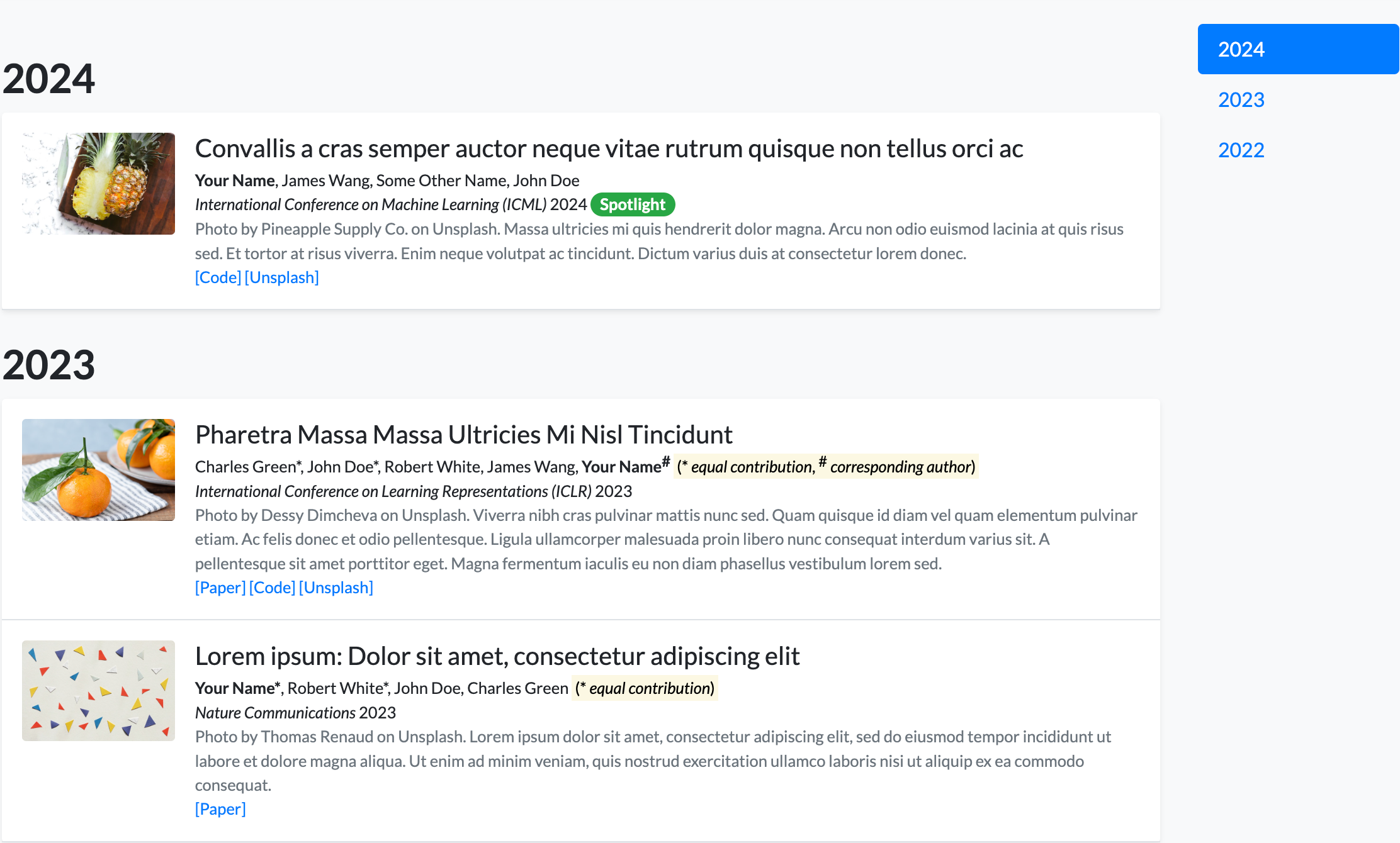 academic-homepage:快速搭建个人学术主页，页面内容包括个人简介、教育经历、发布过的学术列表等，同时页面布局兼容移动端。_免费搭建个人学术主页-CSDN博客