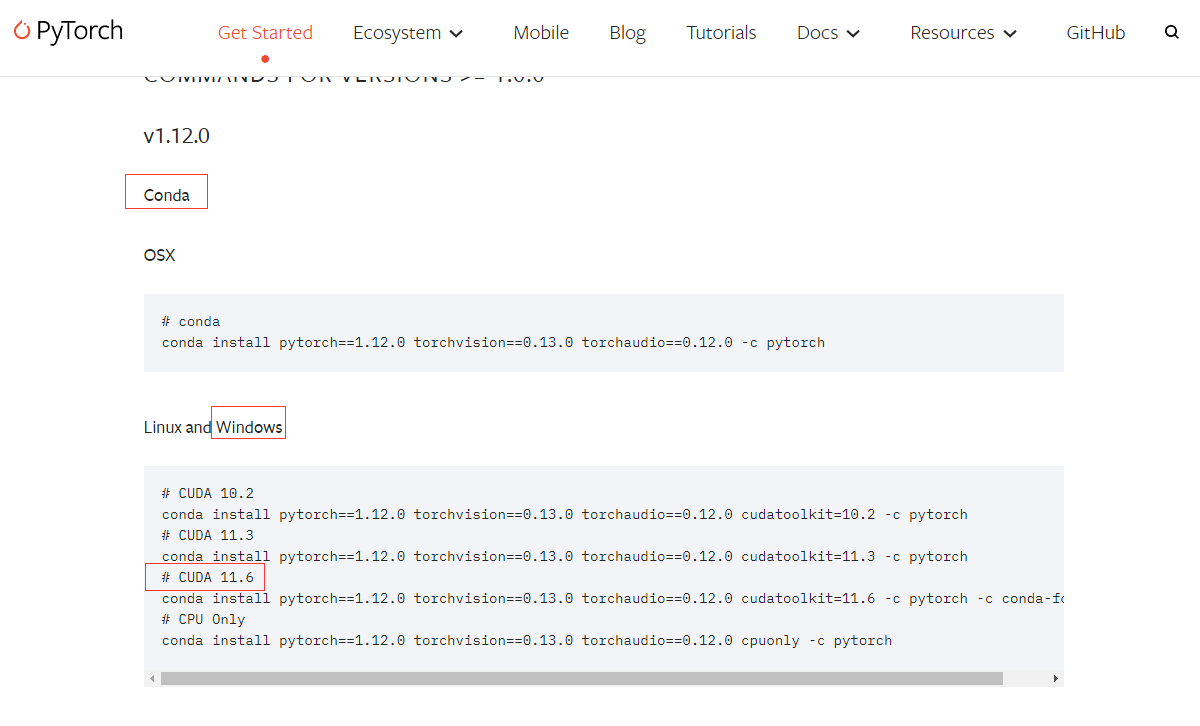 安装Pytorch_conda install 指定源-CSDN博客