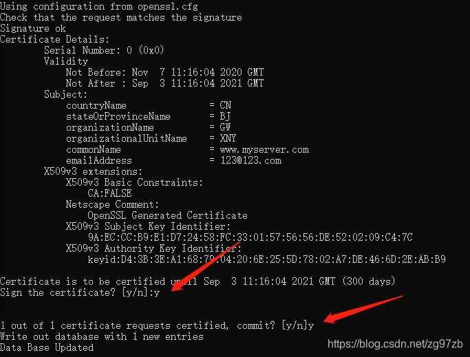 使用openssl 在windows下搭建CA并自签证书_openssl req -x509 -new-CSDN博客