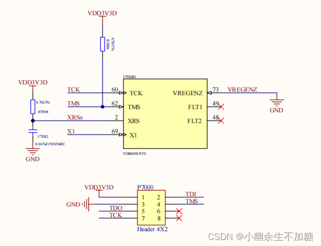 TMS320F280049最小系统原理图-CSDN博客