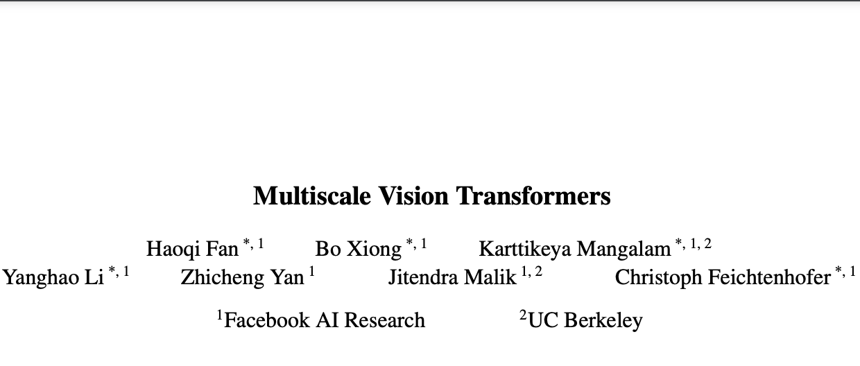 MViT：性能杠杠的多尺度ViT | ICCV 2021-CSDN博客