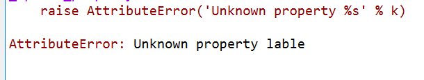 AttributeError: Unknown property lable_unknown property xlabel-CSDN博客