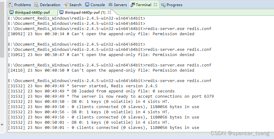 Can‘t open the append-only file: Permission denied_can't open or create ...