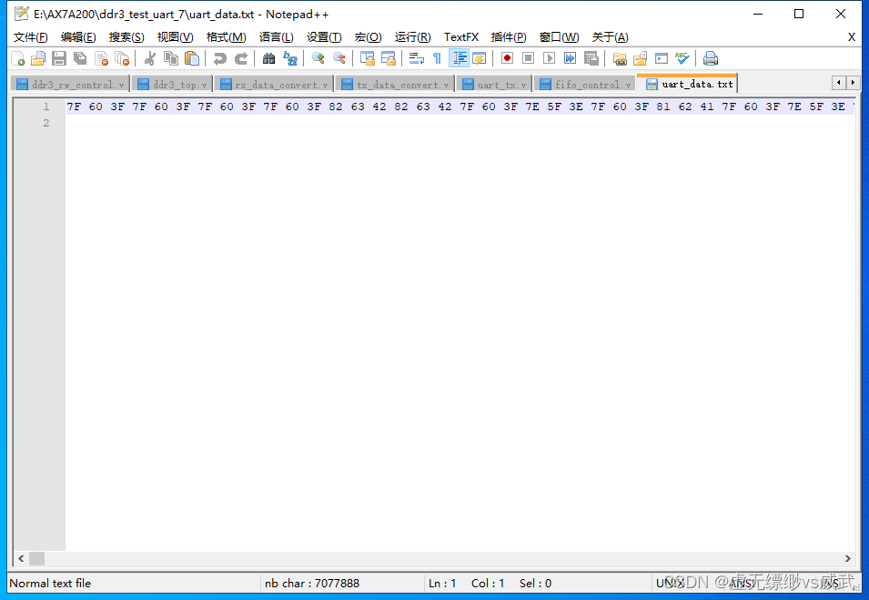 Ax7a200教程7 基于ddr3的串口发送和接收64次突发二）怎么把串口很大的数据写入到fpga的ddr3中 Csdn博客