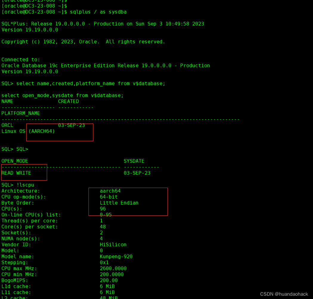 【原创】鲲鹏ARM构架openEuler操作系统安装Oracle 19c_oracle arm版本-CSDN博客