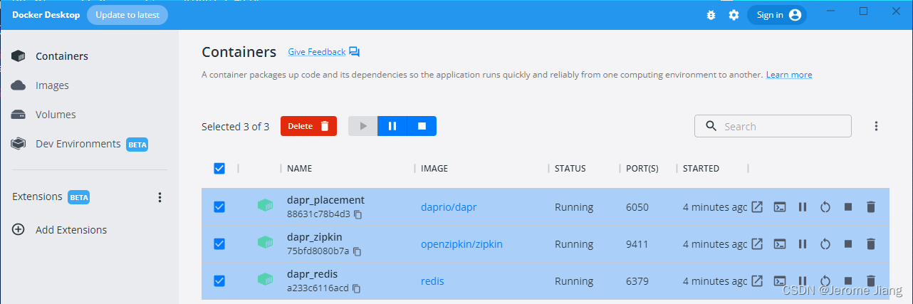Dapr学习笔记（1） - 安装_dapr安装-CSDN博客