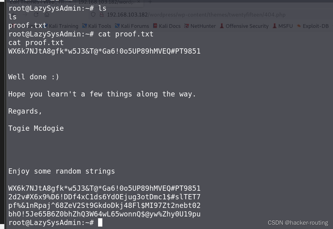 VulnHub lazysysadmin-CSDN博客