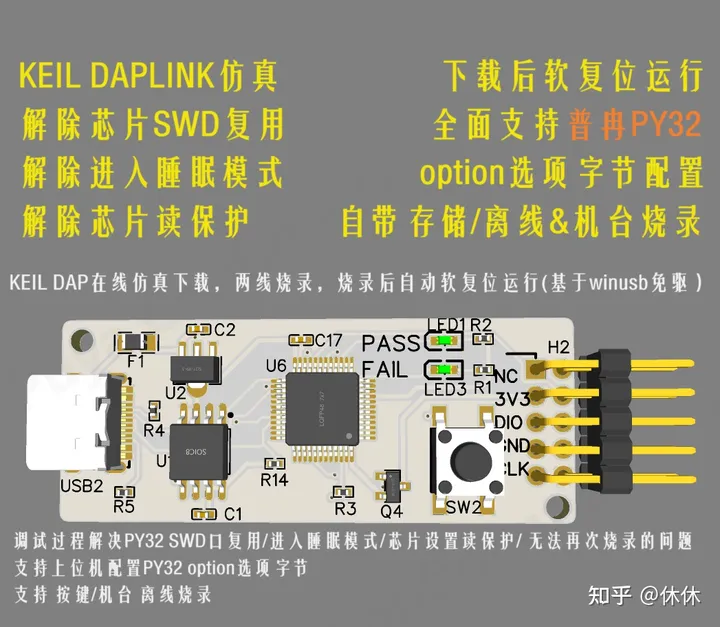 普冉单片机 MCU PY32仿真器 解除复用 离线烧录工具panda-cub X1_py32c642-CSDN博客