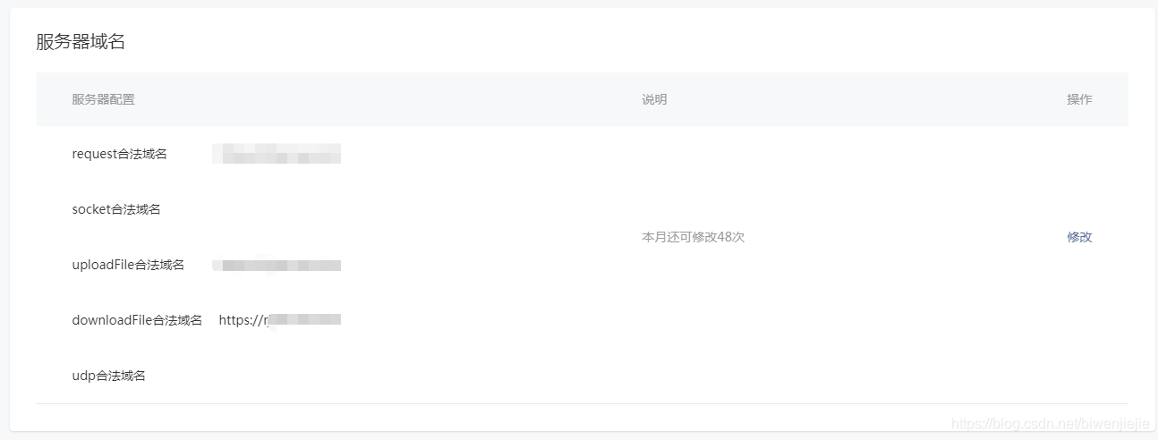 小程序运行 请求报错：errMsg: “request:fail url not in domain list“_errmsg":"request:fail url not in domain ...
