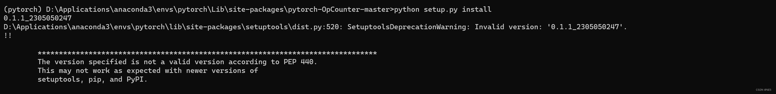 【YOLOv5问题记录】thop库的安装_thop库安装-CSDN博客
