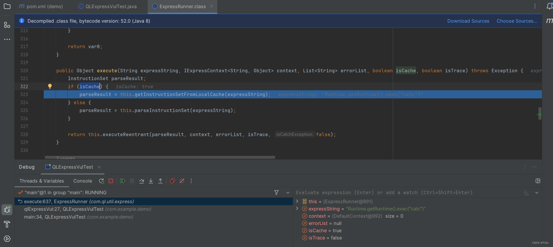 浅析QLExpress脚本引擎表达式注入漏洞_qlexpress原理-CSDN博客