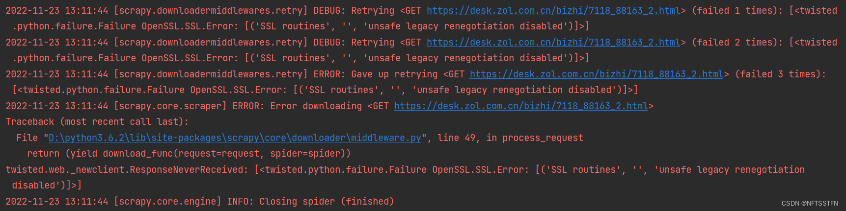 scrapy中ImagePipeline报错_卸载cryptography-CSDN博客