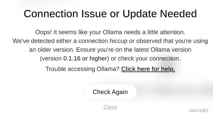 ollama open-webui安装后报错401_ollama 401-CSDN博客