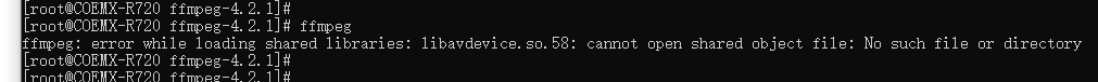 解决ffmpeg执行报错“ffmpeg: error while loading shared libraries: libavdevice.so.58-CSDN博客