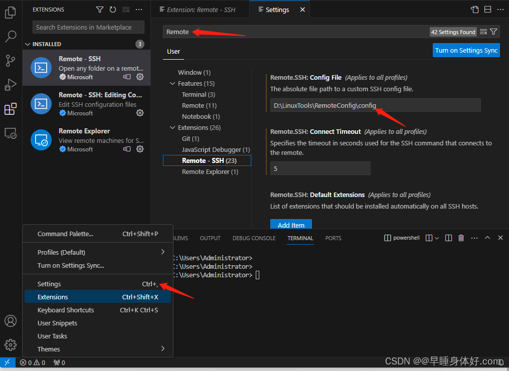 vscode配置远程ssh连接_vscode ssh配置-CSDN博客