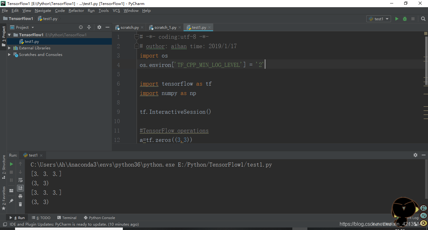 tensorflow pycharm 测试代码_pycharm检测tensorflow-CSDN博客