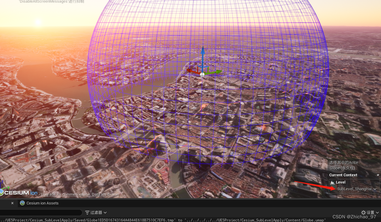 【UE5 Cesium】08-Cesium for Unreal 子关卡应用实例（上）_cesiumforunreal实现瓦片坐标信息图层效果-CSDN博客