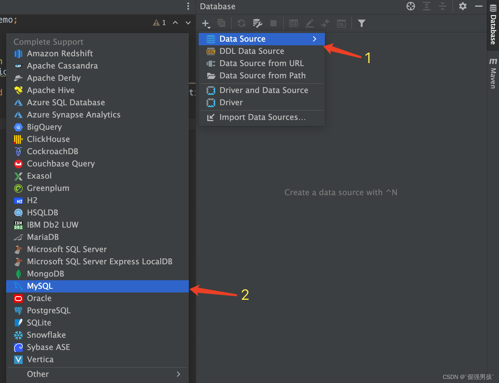 idea中Database连接数据库_ideadatabase连接数据库-CSDN博客