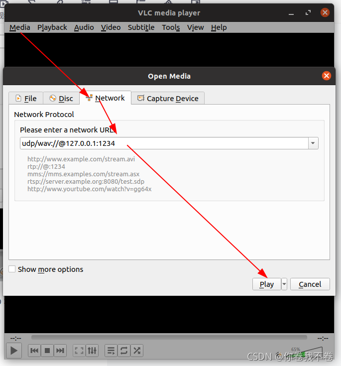 GNURadio 传输视频并使用 VLC 实时显示_视频传输是基于usrp 外设和linux 操作系统下的gnu radio 平台-CSDN博客