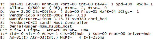 Android通过cat /sys/kernel/debug/usb/devices获取USB信息_android 设备读取usb idproduct-CSDN博客