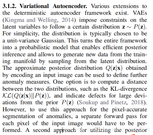 论文阅读笔记《Improving Unsupervised Defect Segmentation by Applying Structural Similarity To ...